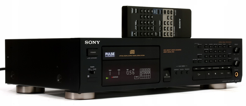 SONY CDP-897 WYSOKI ODTWARZACZ CD PILOT INSTR - 12671177190 - oficjalne archiwum Allegro