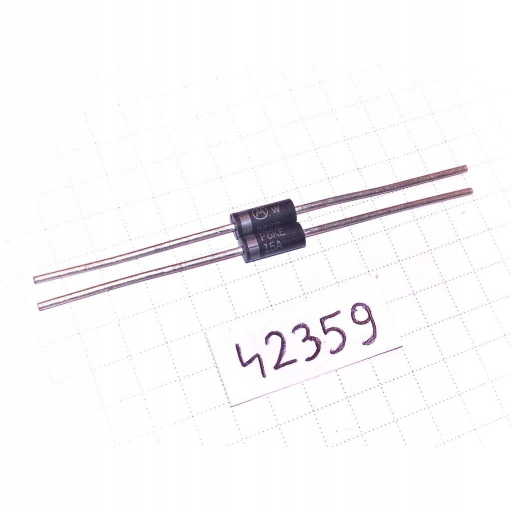 Dioda Transil TVS 15V 600W DO41 P6KE15A x20 - 12735760732 - oficjalne ...