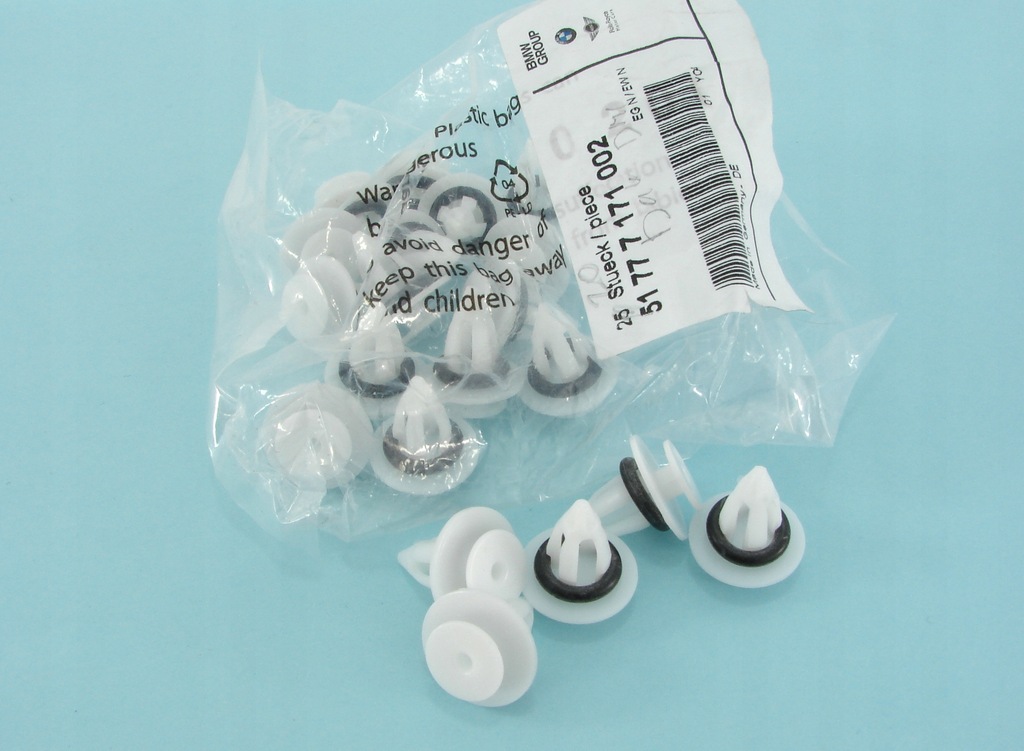 Spinka listew nadkoli BMW 51777171002 oryg 20 SZT - 7690016600 ...