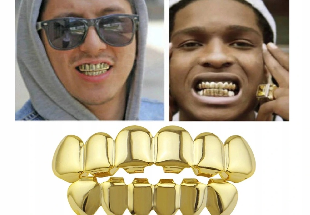 Grillz Grill gangsta HIPHOP RAP złote zęby - 12191470027 - oficjalne ... Grillz Grill gangsta HIPHOP RAP złote zęby - 12191470027 - oficjalne ...