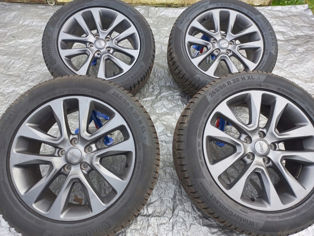 KOŁA FELGI KOMPLET JEEP GRAND CHEROKEE WK2 R20" 265/50 LIFT ZIMOWE ZIMA ...