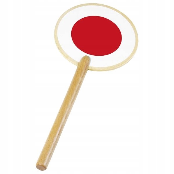 Drewniany lizak policjanta kontrola ruchu kolejowy - 11621566355 ...