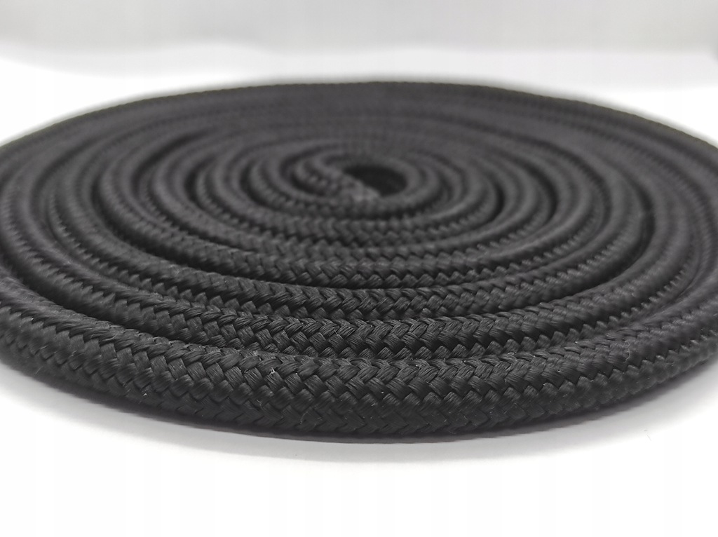 Lina polipropylenowa pleciona czarna sznur 10mm - 11356648848 - oficjalne archiwum Allegro