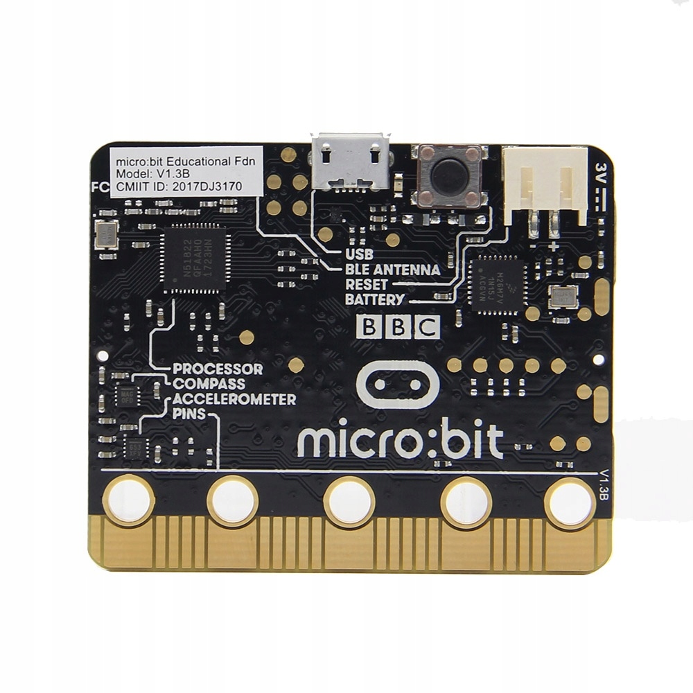 Płytka rozwojowa BBC micro:bit / płytka BBC czarna - 11676125236 ...