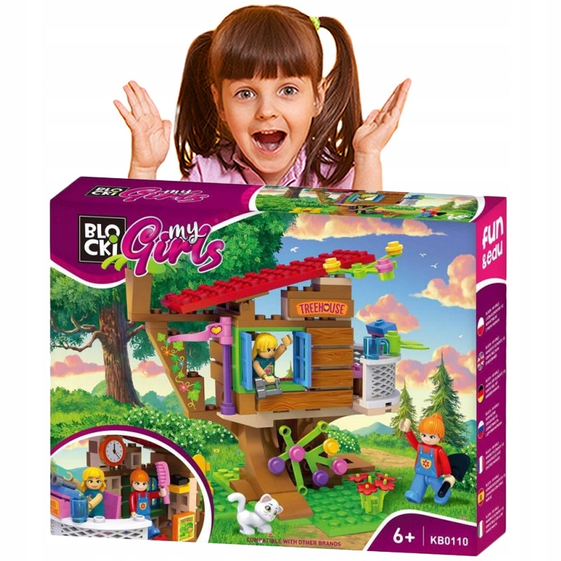 Klocki BLOCKI dla Dziewczynki My Girls Domek FAJNE - 13421081853 ...