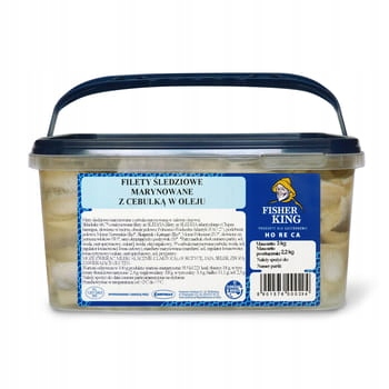 Filety śledziowe marynowane z cebulką w oleju 3kg - 11061749545 - oficjalne archiwum Allegro