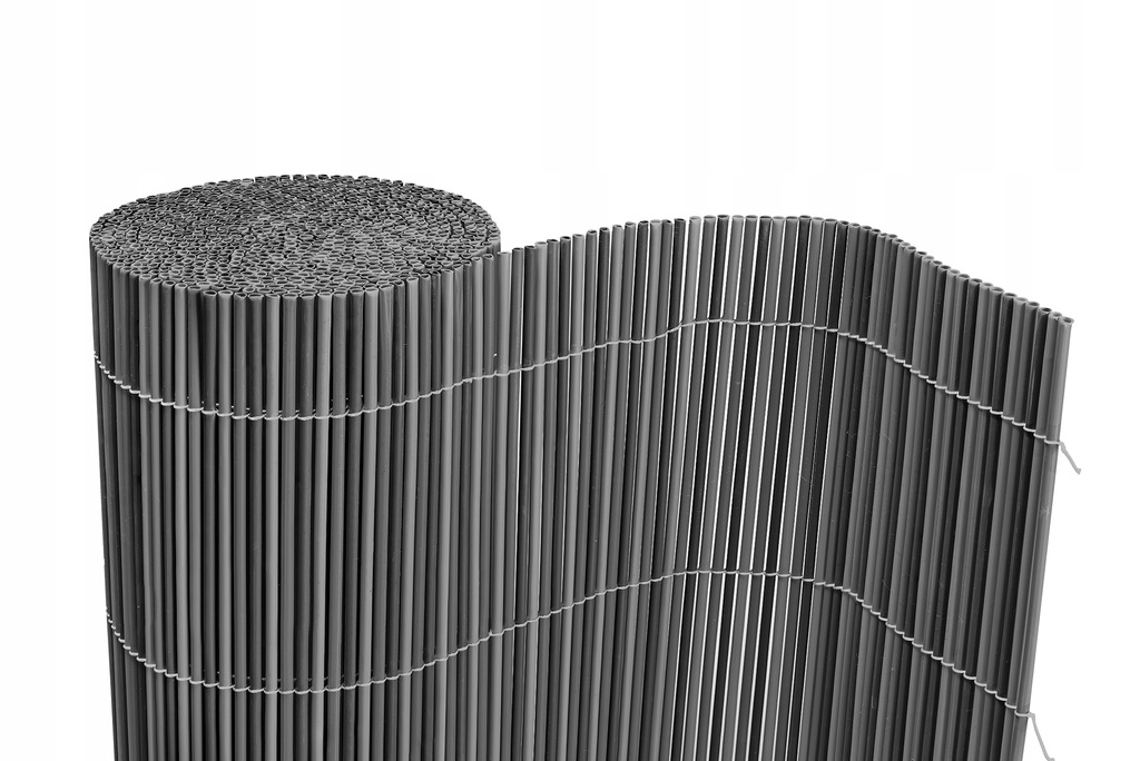 OSŁONA BALKONOWA SZARA MATA TARAS PVC 100x500CM - 8949347016 ...