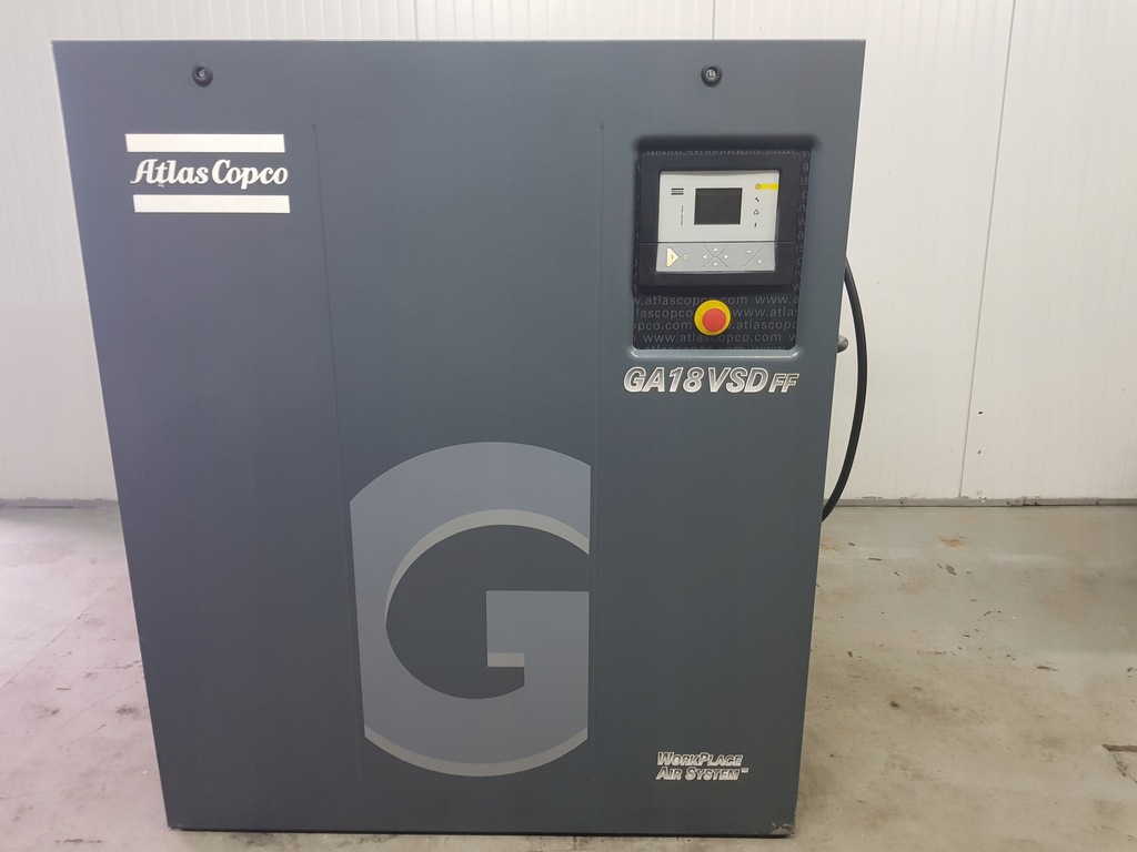 Sprężarka śrubowa ATLAS COPCO GA18 VSD - 13498130388 - oficjalne ...
