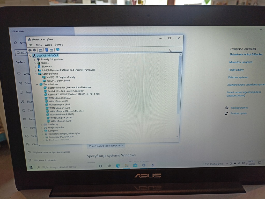 Laptop Asus A555L 15,6 Intel i5 8GB 256GB SSD - 12099912659 - oficjalne ...