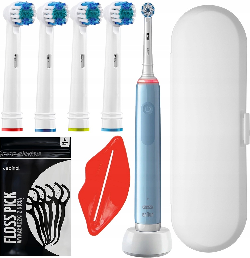 SZCZOTECZKA ELEKTRYCZNA ORAL-B PRO 3 3200s + ETUI - 13468966054 - oficjalne archiwum Allegro