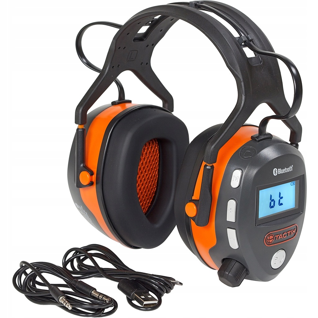 NAUSZNIKI OCHRONNE AKU, BLUETOOTH RADIO - TACTIX - 8790066013 - oficjalne archiwum Allegro