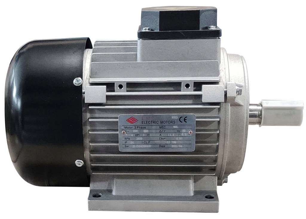 Silnik 3kW elektryczny 3 fazy 400V RPM2800 - 11758732075 - oficjalne archiwum Allegro