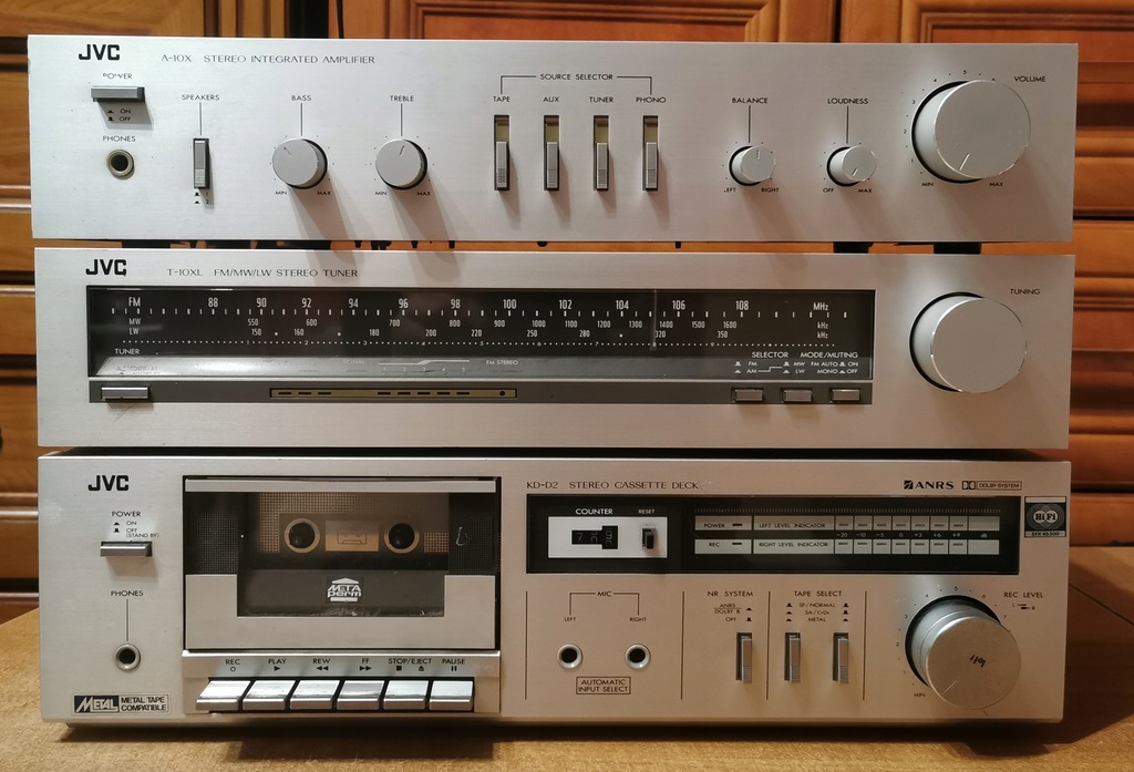 Wieża JVC A-10X Tuner T-10XL Deck KD-D2 # JAPAN # - 13276390977 ...