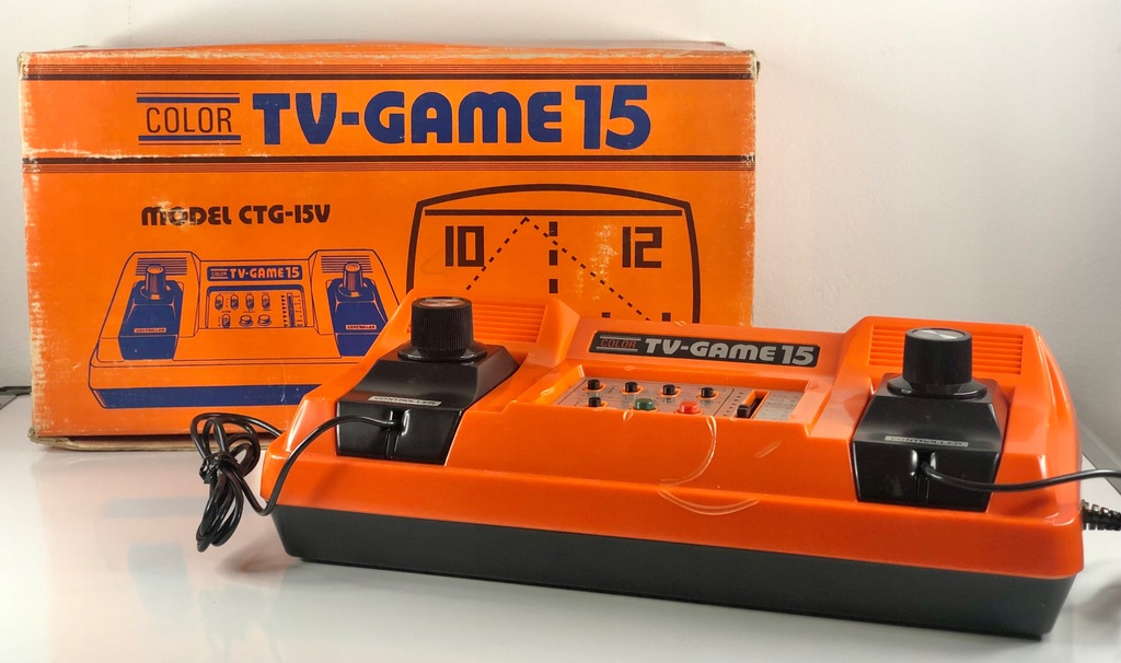 NINTENDO COLOR TV GAME CTG-15V gra PONG konsola ! - 14266333133 ...