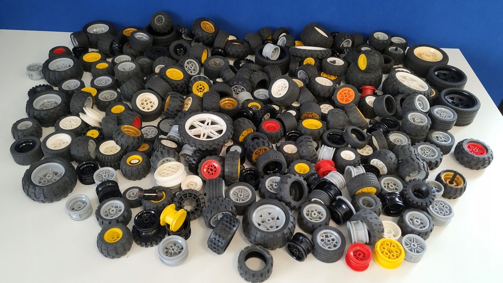 Lego Koła Felgi Opony 3,6 kg + Pudełko NR KOL3 - 12703005704 ...