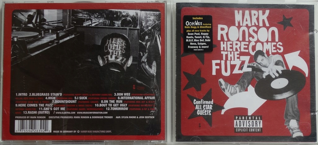 MARK RONSON - HERE COMES THE FUZZ - 2003 - CD#8513 - 7503035171 ...