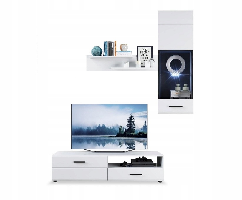 MEBLOŚCIANKA LAURENS MINI - MEBLE SALON - POŁYSK - 12423584596 ...