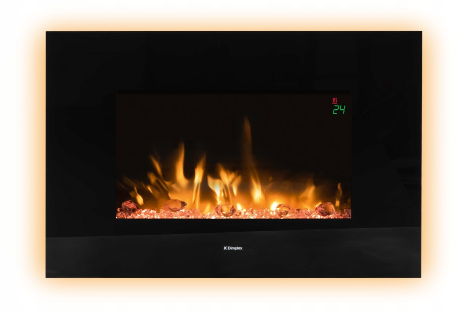 Dimplex TOLUCA deluxe ECO LED kominek ścienny 2 kW - 7809387882 ...