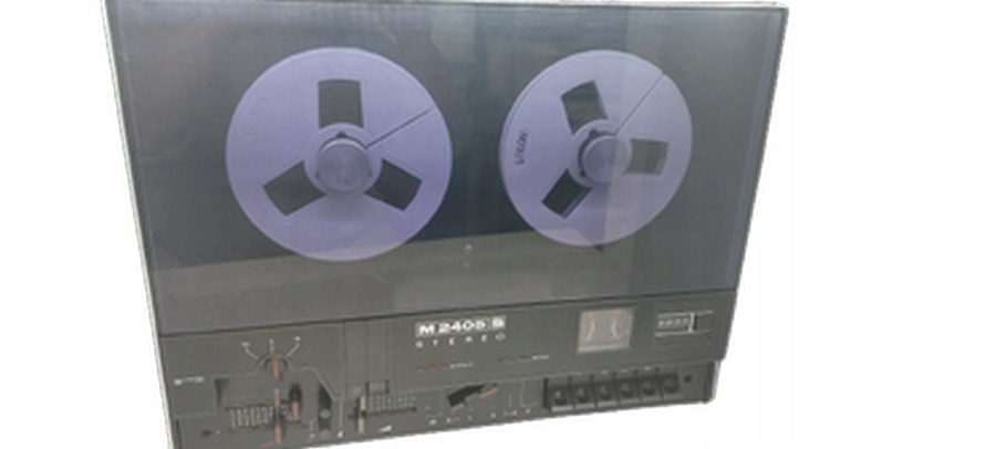 Magnetofon szpulowy Unitra ZRK M2405s czarny - 14663472209 - oficjalne archiwum Allegro