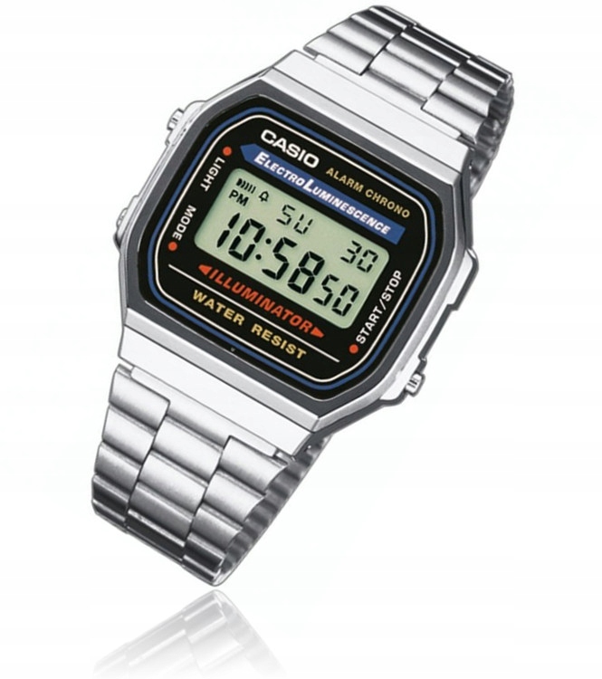 Zegarek Casio Vintage A168WA Retro + Box + GRAWER - 9905745486 ...