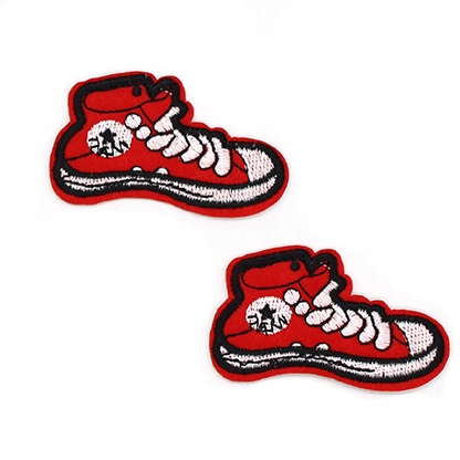 NASZYWKI naprasowanki 2 SZT adidasy buciki H038 - 12575082434 ...