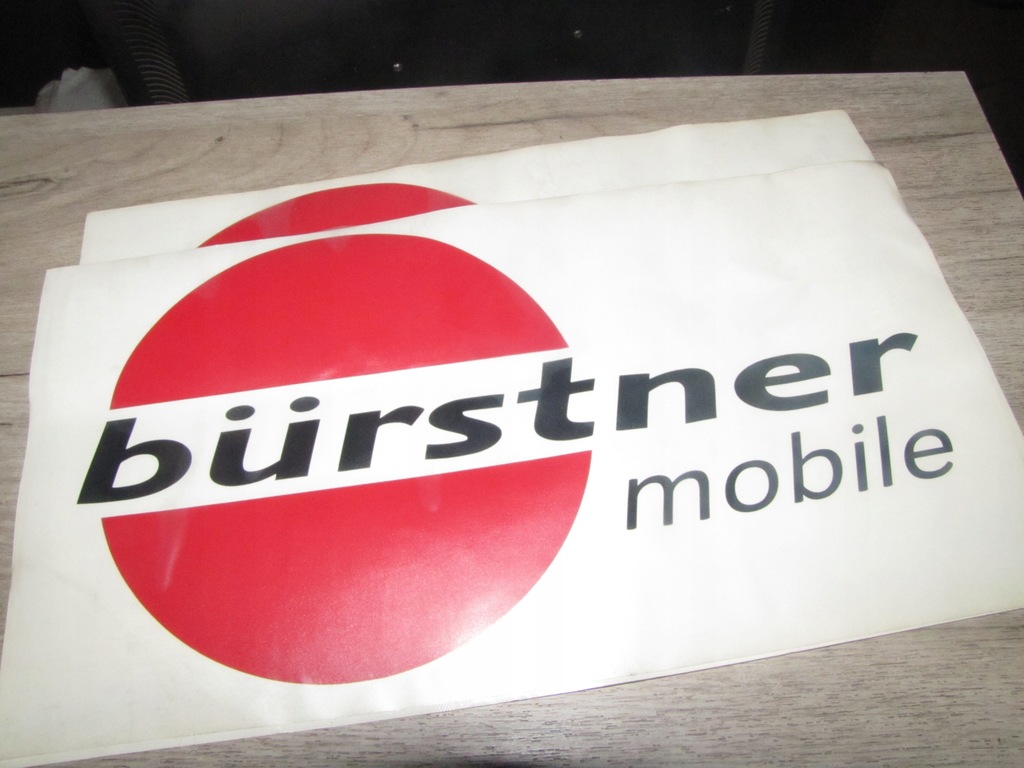 EMBLEMAT NAKLEJKA BURSTNER MOBIL - 11704482111 - oficjalne archiwum Allegro