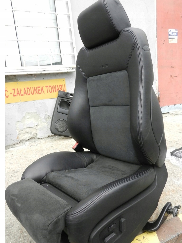 FOTELE RECARO PASSAT B5 W8 SKÓRA ALCANTARA UNIKAT STAN PERFEKCYJNY ...