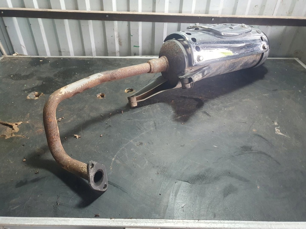 SKUTER TORQ VIVO SPORT 50 TŁUMIK WYDECH OSŁONA - 13870040162 - oficjalne archiwum Allegro