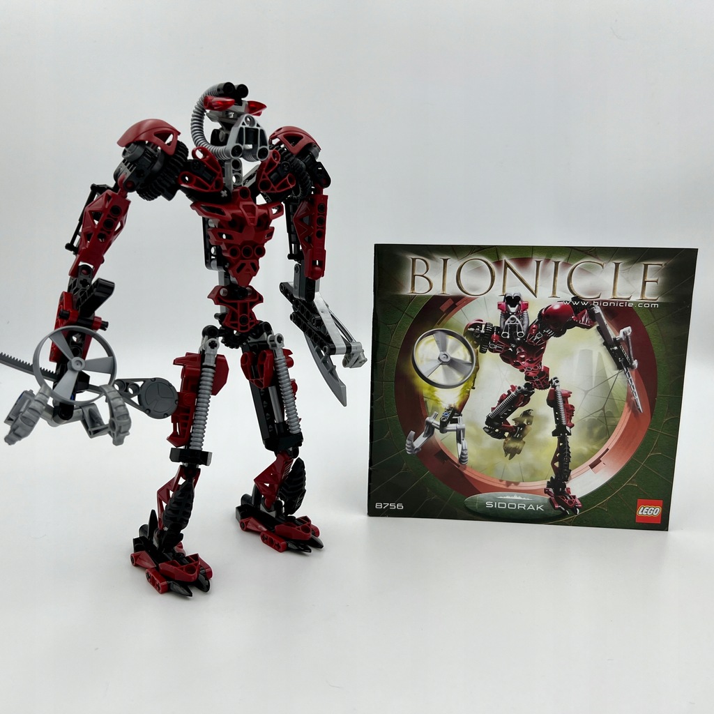Lego Bionicle 8756 - Sidorak - 12538370420 - oficjalne archiwum Allegro