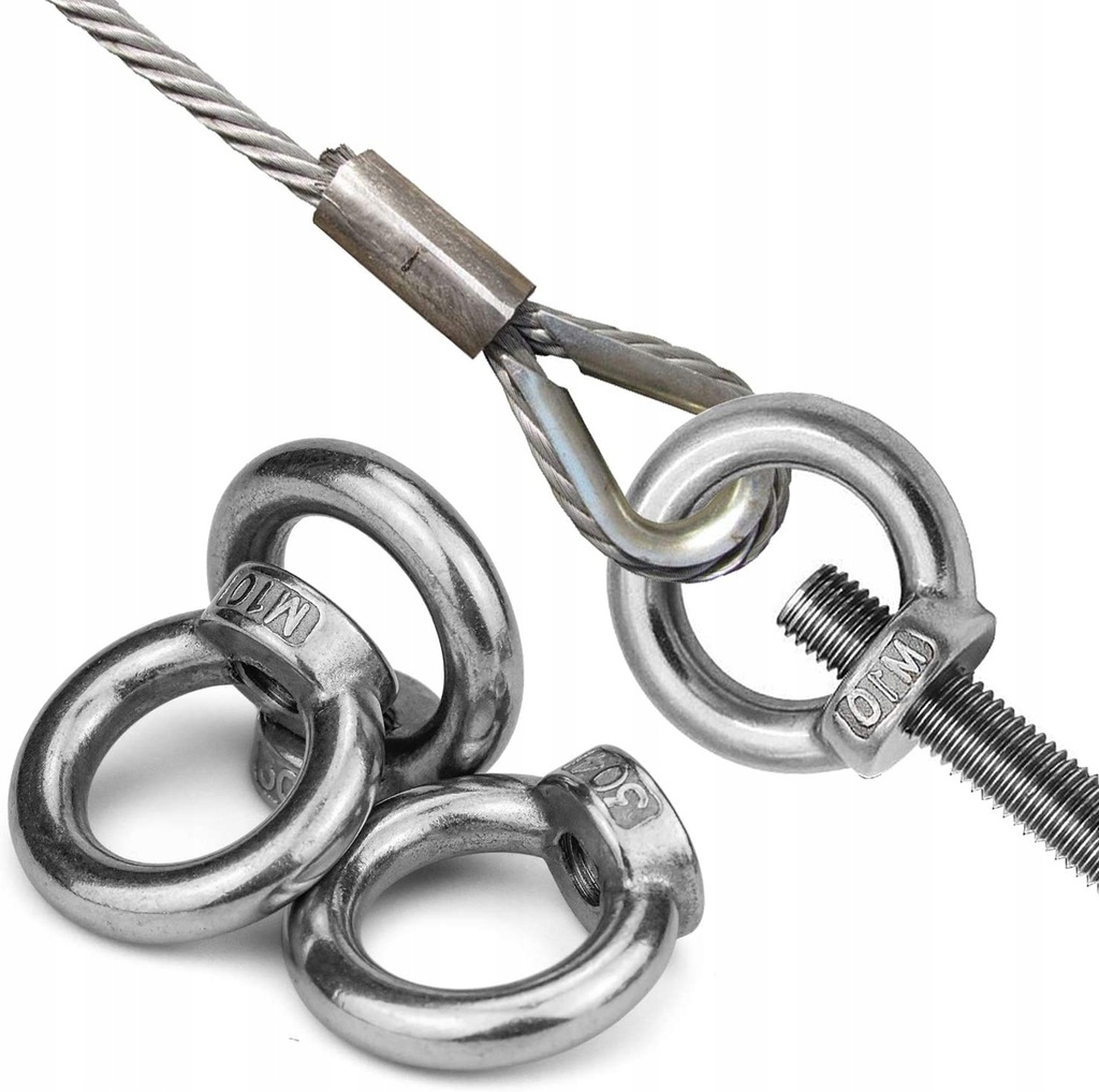 Nakrętka z uchem M16 kwasoodporna A4 DIN 582-1szt - 12772099885 ...