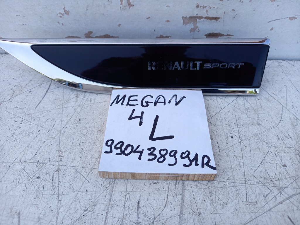 Listwa błotnika lewy przód Megane IV 990438991R - 13886732257 ...