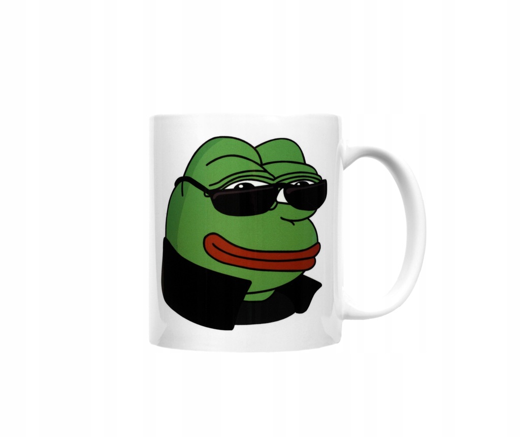 Kubek z nadrukiem żaba PEPE EZ Frog EmoteTwitch - 13897525591 ...