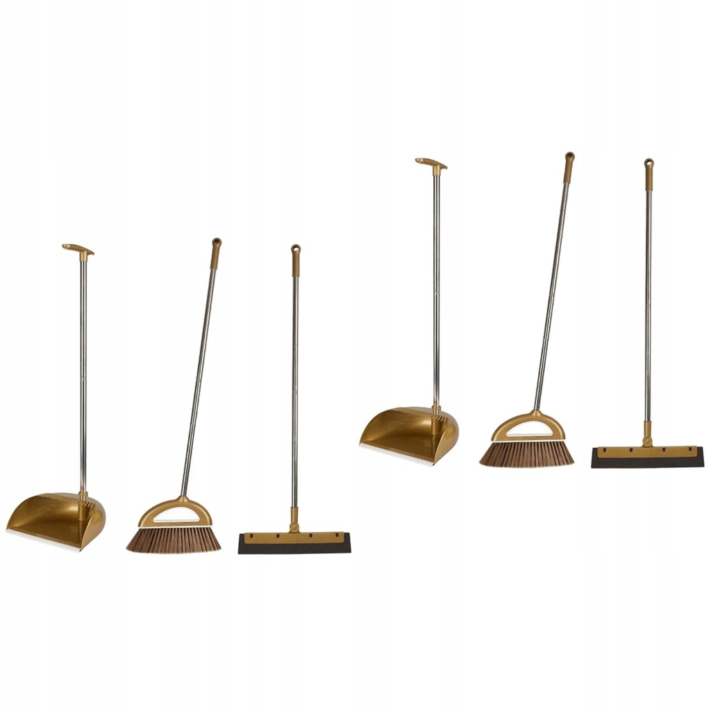 Broom Metal Litter Scooper Standing Dustpan 2 Sets - 13320353926 ...