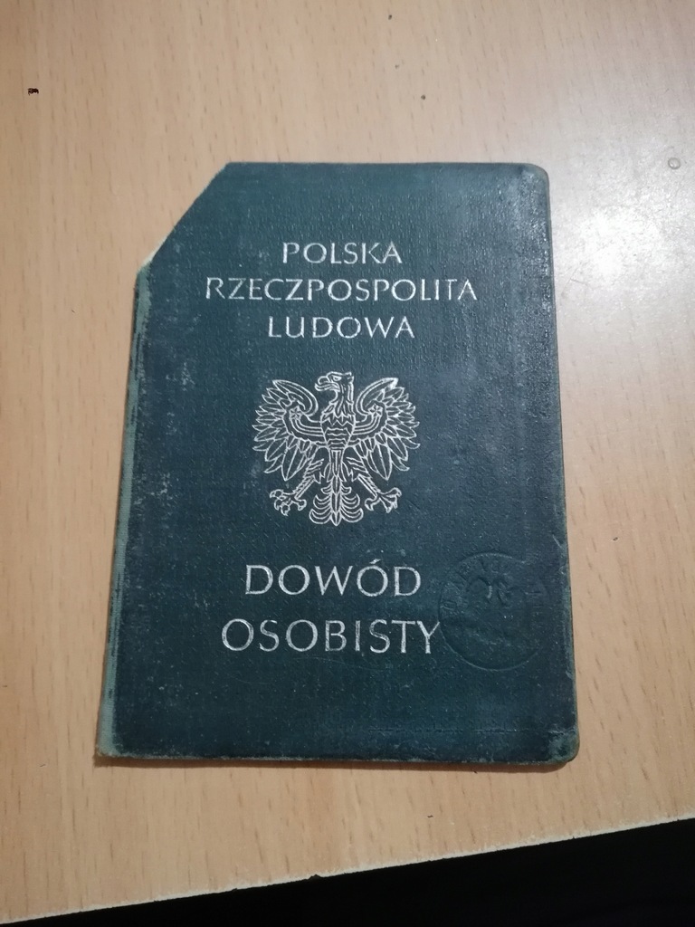 Stary dowód osobisty 1964 rok PRL - 12459090952 - oficjalne archiwum ...