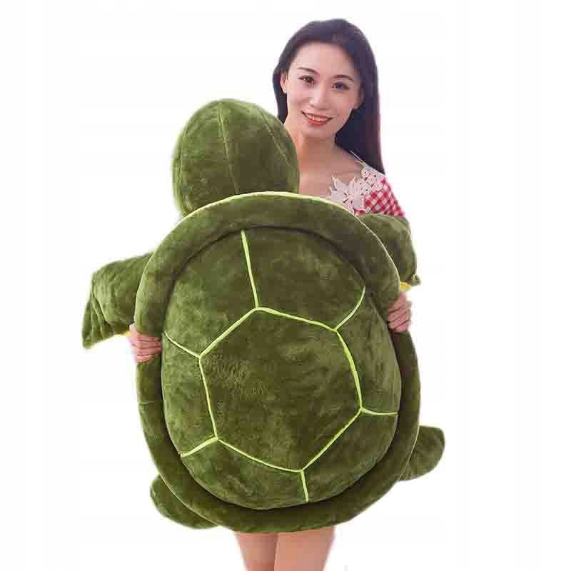 pluszowy żółw maskotka miękka poduszka 35cm - 13554588310 - oficjalne ...