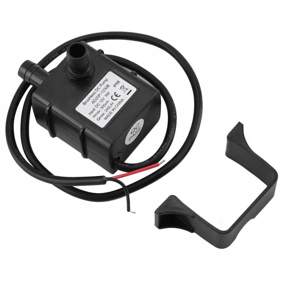 POMPA POMPKA DO WODY CIECZY CICHA 240L/H 12V 4,8W - 13187937937 ...