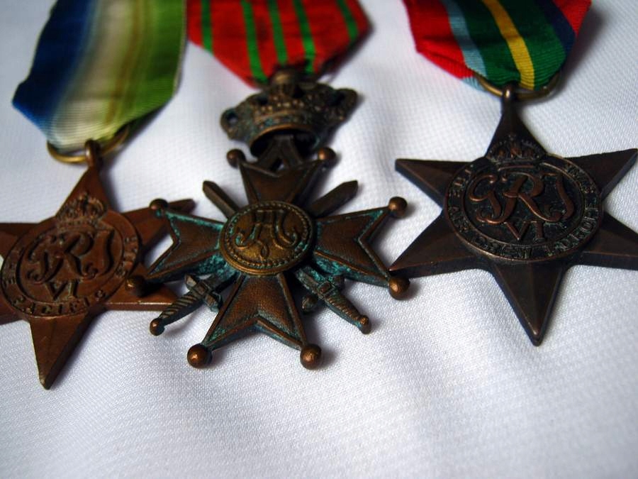 GRJ WOJSKOWE ODNACZENIE KRZYŻ GWIAZDA 3 SZTUKI - 13520938314 ...