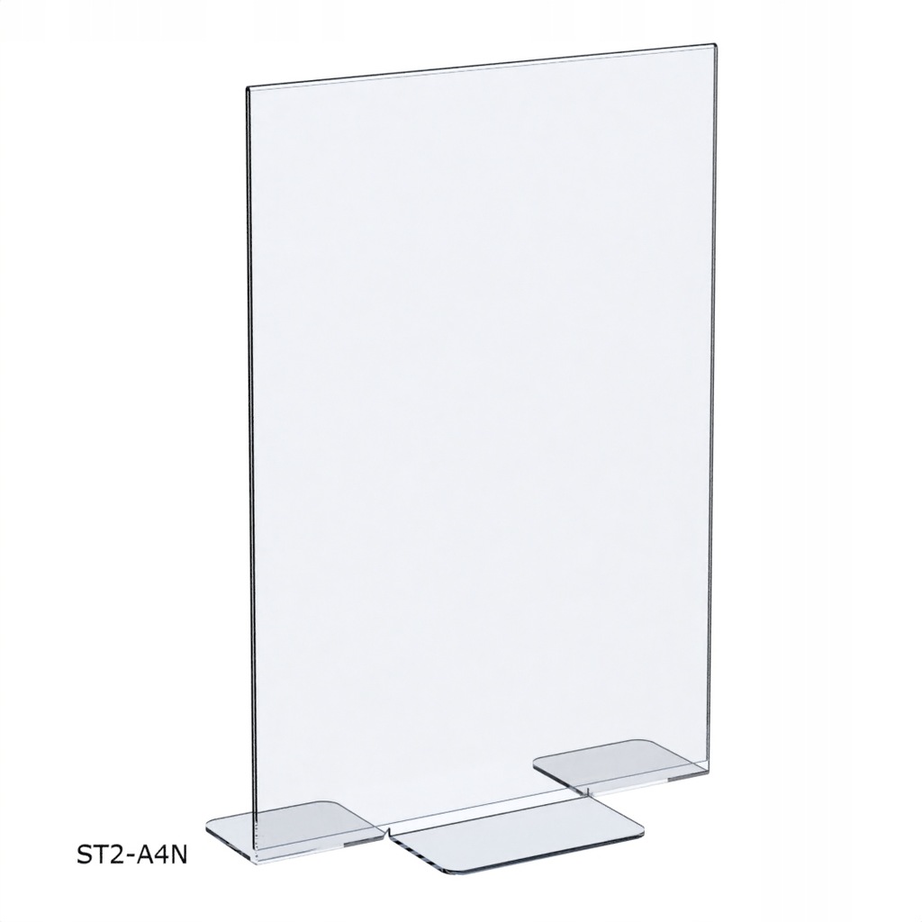 A4 PION Menu, Stojak z Plexi Pleksi na Opis Ulotkę - 7458020904 ...