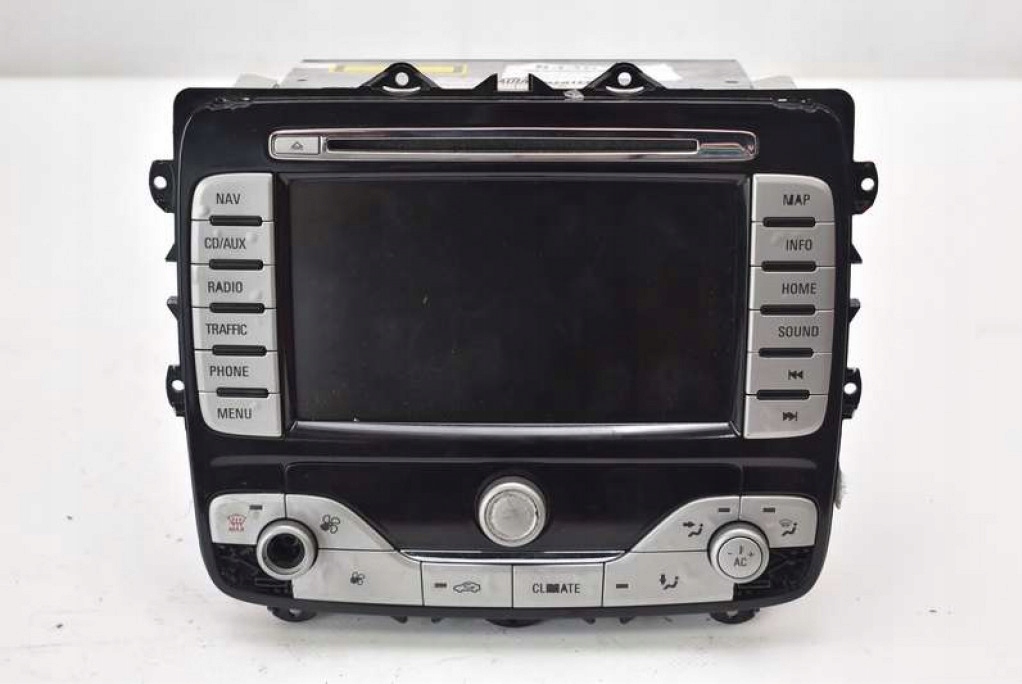 RADIO RADIOODTWARZACZ CD AUX NAVI 7S7T-18K931-BJ FORD MONDEO MK4 07-10 ...