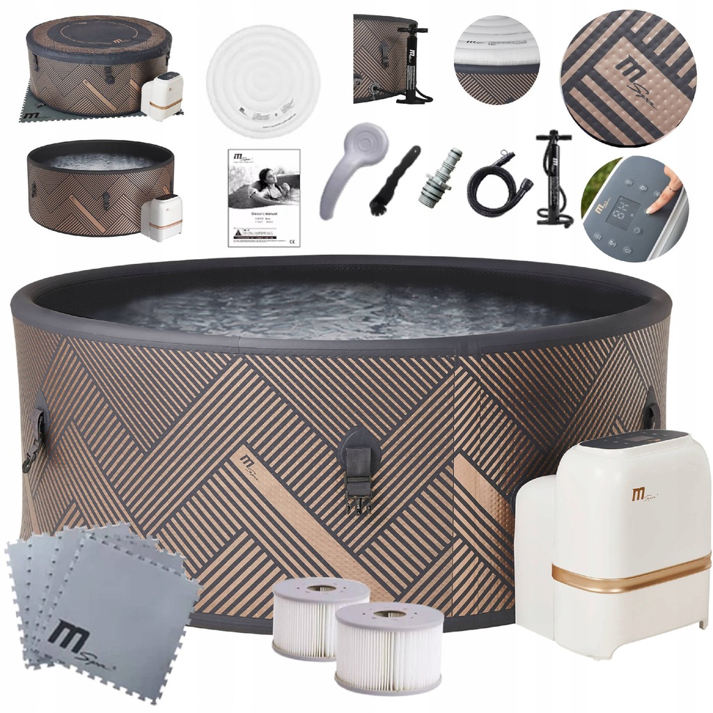 JACUZZI MSPA MONO 6 OS POMPOWANE OGRODOWE SPA+OZON - 10500970852 ...