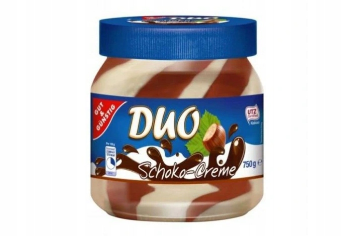 Duo Creme Czekoladowy Krem Do Smarowania 750g DE - 12296974727 ...