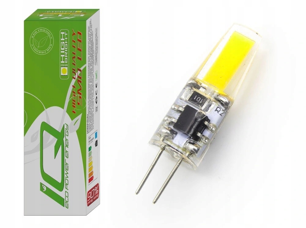 Żarówka LED G4 230V 3W COB b.zimna 6500K (STOŻEK) - 11636838500 - oficjalne archiwum Allegro