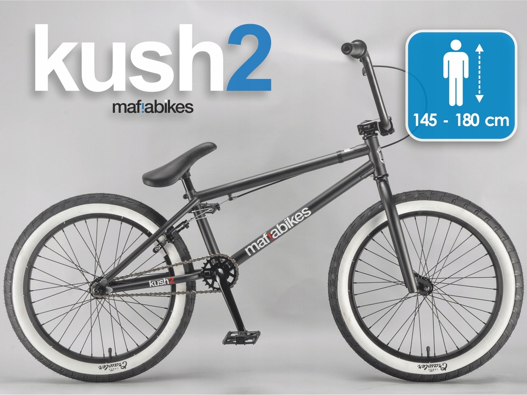 Rower BMX 20" MAFIABIKES Kush2 Graphite - 7658808824 - oficjalne archiwum Allegro