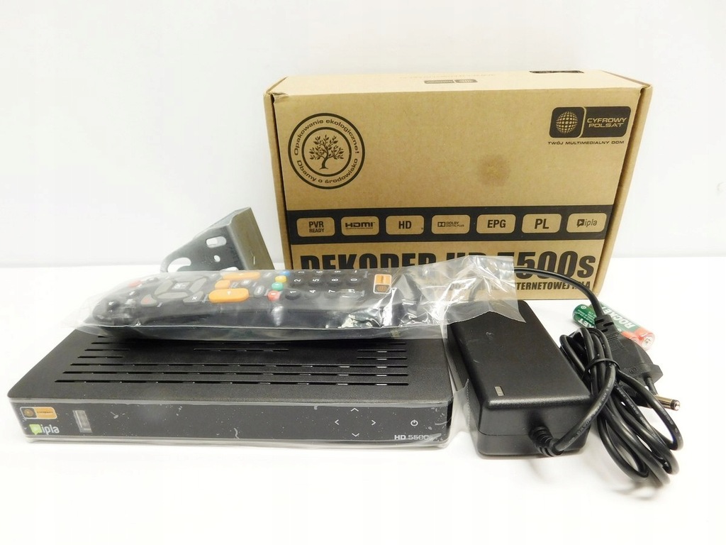 Dekoder HD 5500s Cyfrowy Polsat / Nowy - 7950138935 - oficjalne archiwum Allegro