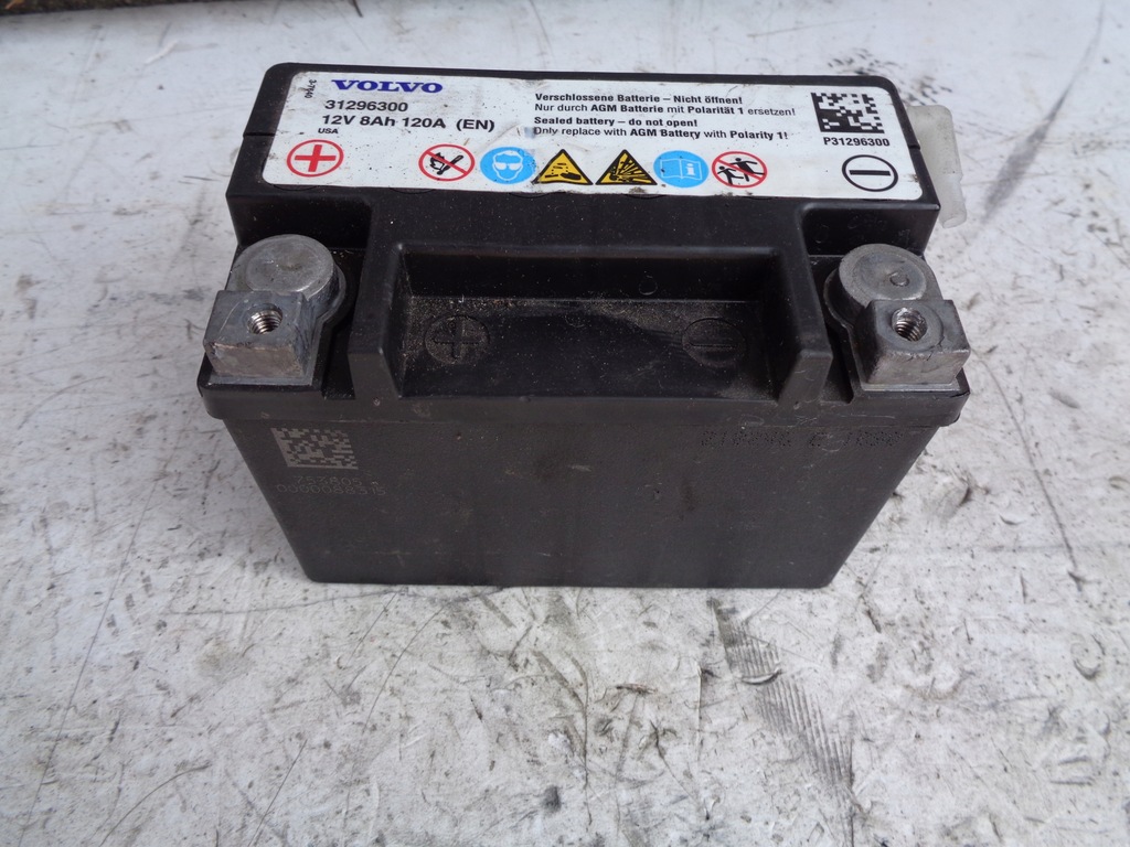 VOLVO AKUMULATOR START STOP 31296300 12V 8Ah - 7629223361 - oficjalne archiwum Allegro
