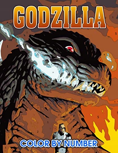 Murphy, Liam Godzilla Color by Number: Godzilla Co - 13560158688 ...