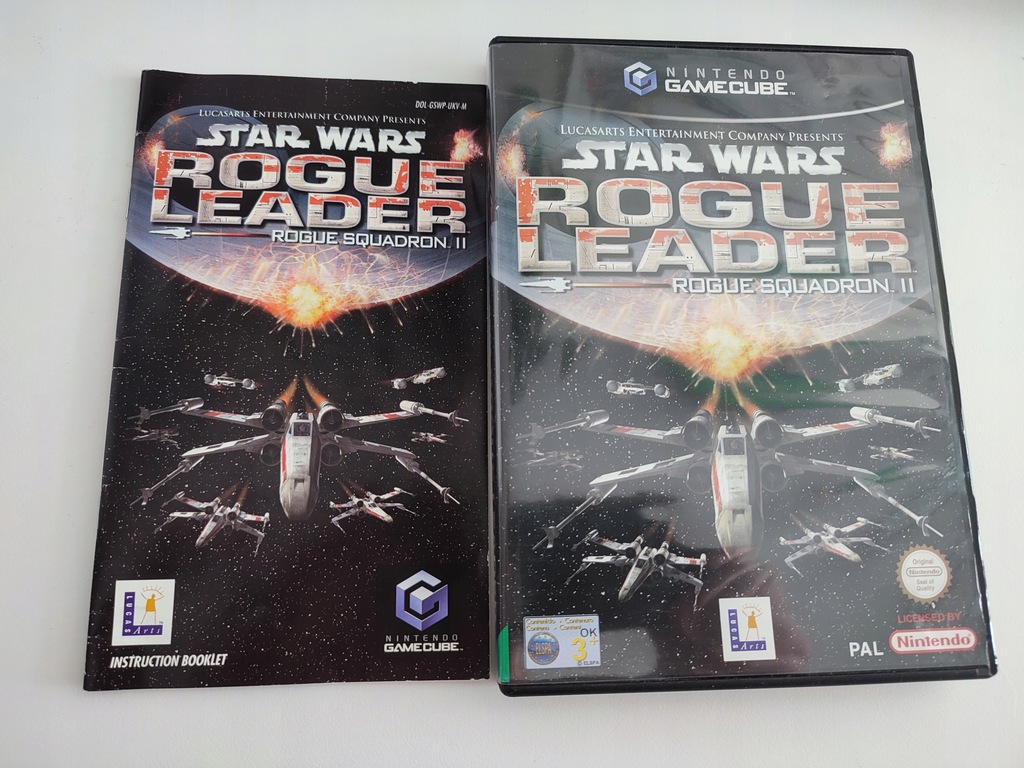 STAR WARS ROGUE LEADER SQUADRON II GameCube - 12290110495 - oficjalne ...