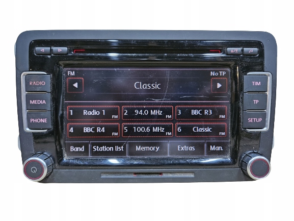 VW Golf 6 Tiguan Touran Eos radio RCD510 KOD - 13503017040 - oficjalne archiwum Allegro
