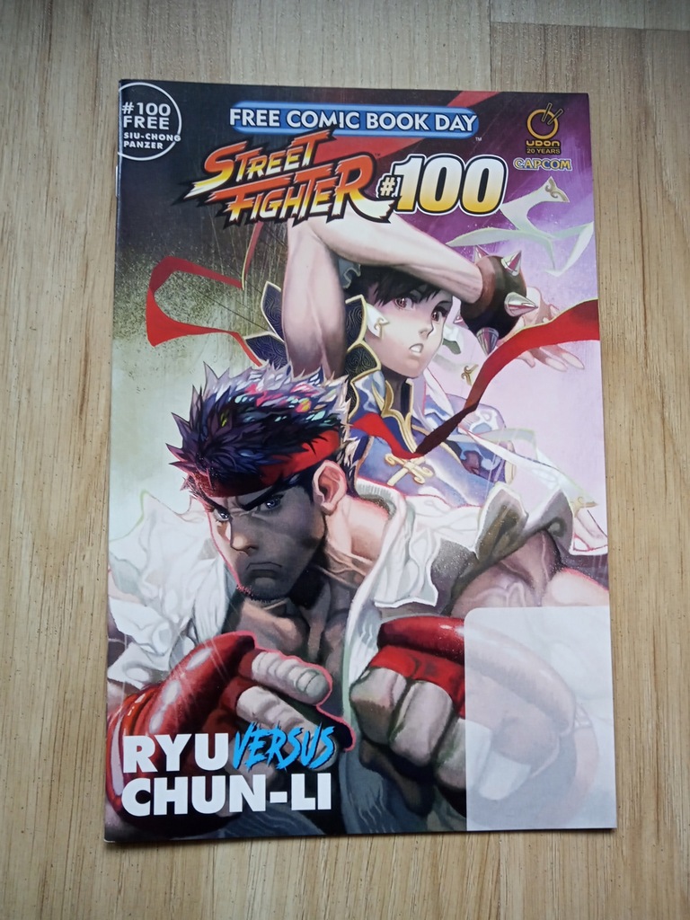 Street Fighter #100 Ryu versus Chun-Li Free Comic Book Day 2020 - 15014739690 - oficjalne ...