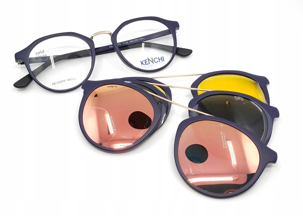 Kenchi KE-C 2370 C3 OPRAWKI z 3 nakładkami CLIP-ON - 12246362210 ...